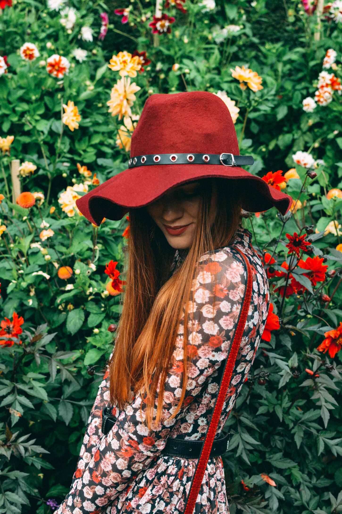 The Floral Midi Dress perfect for Autumn - BEFFSHUFF
