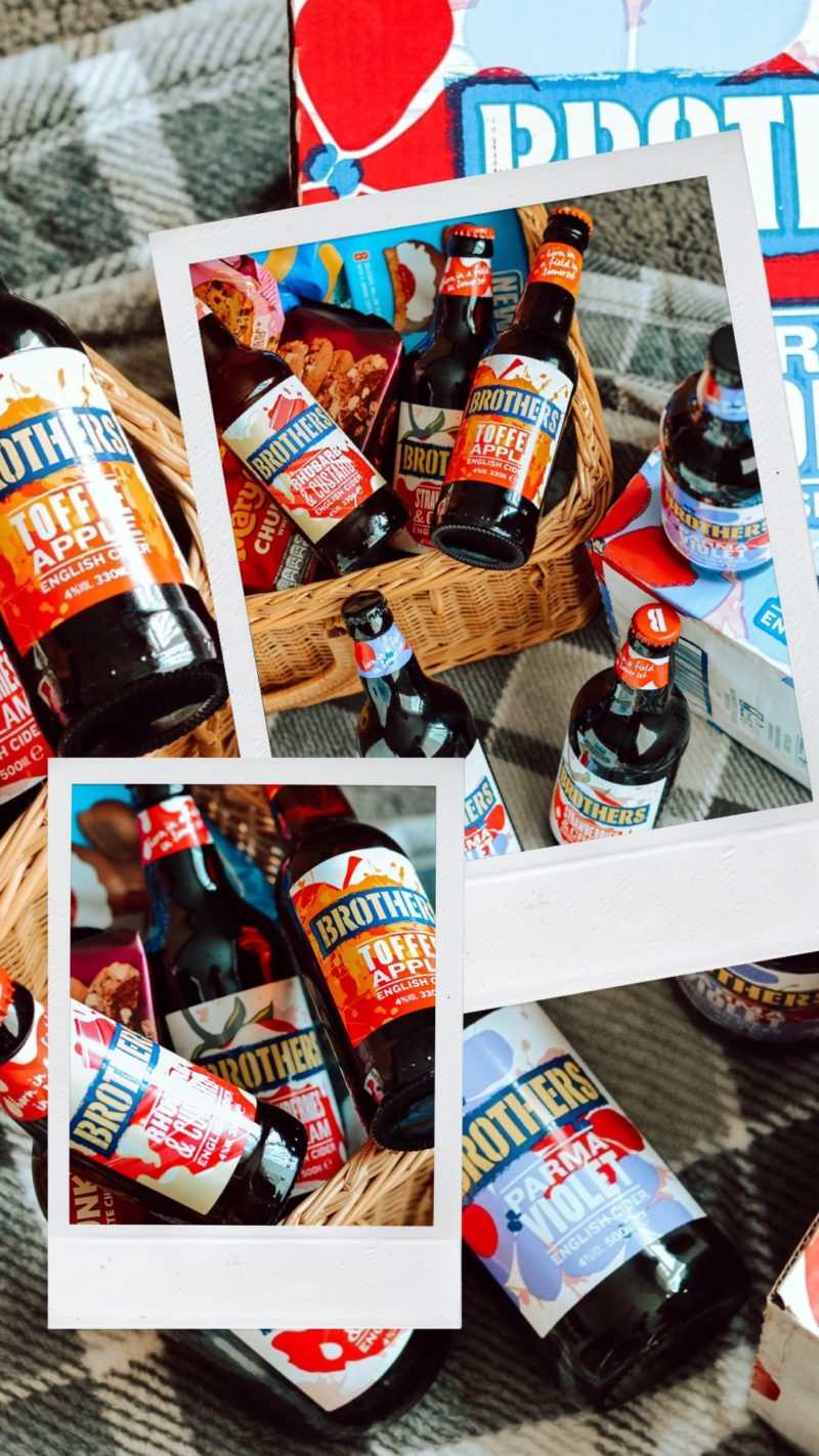 Ways to enjoy the new Brothers cider flavours, including Parma Violet!
