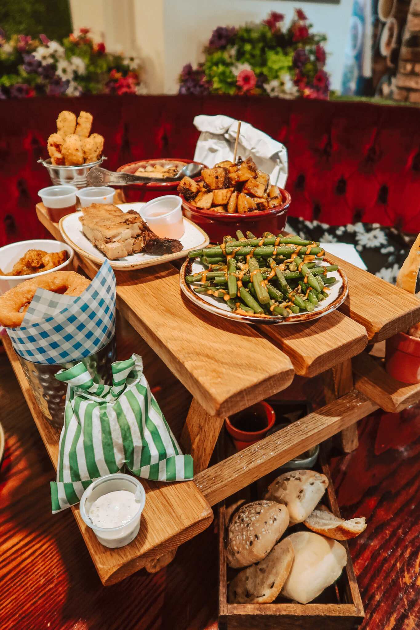 Instagrammable pick 'n' mix plates and cocktails at Bench, Nantwich