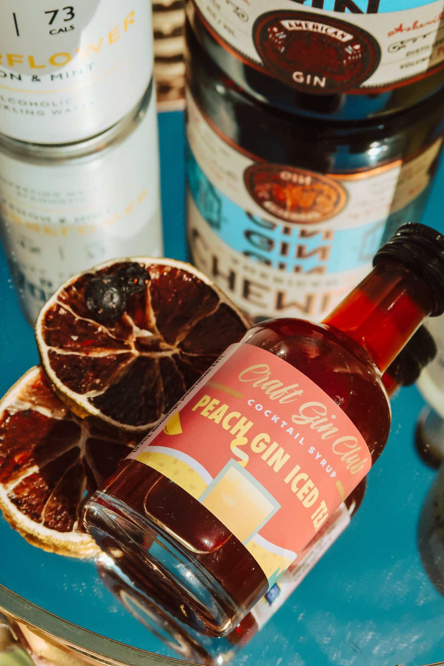 Inside the July Craft Gin Club box - plus Peach Gin Iced Tea recipe ...